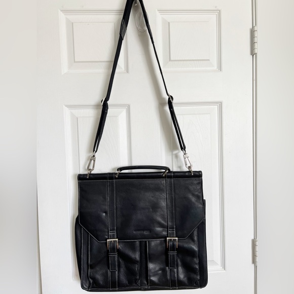 Kenneth Cole | Bags | Kennet Cole Leather Loptop Briefcase | Poshmark